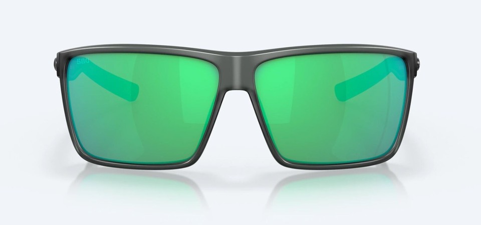BRAND NEW Costa Del Mar RINCON Smoke Crystal / Green Mirror Polarized ...