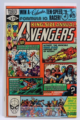 Avengers King Size Annual #10 8.5 1st Appearance Rogue Marvel Comics ...