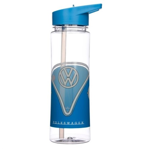 VW CAMPER KOMBI VAN BLUE LOGO 550ML WATER SPORTS DRINKS BOTTLE WITH ...