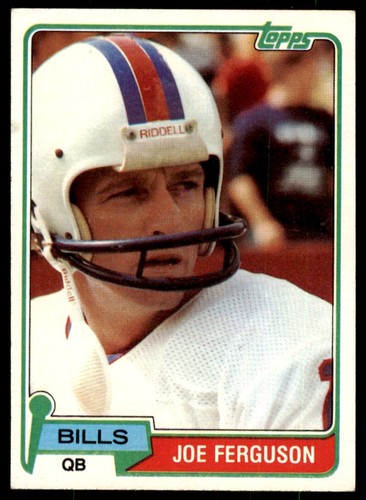 1981 TOPPS JOE FERGUSON. BUFFALO BILLS #503 | eBay