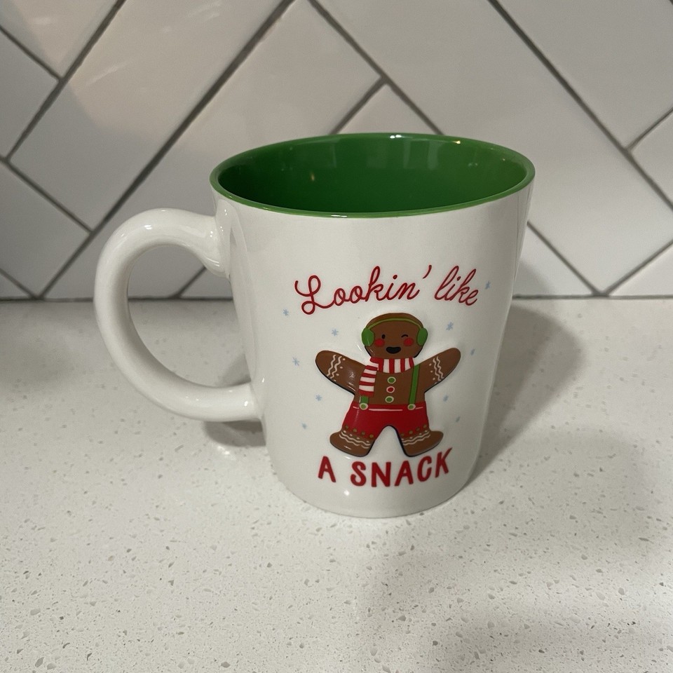 Target Wondershop Festive Gingerbread Man Looking Like a Snack Mug 16 ...