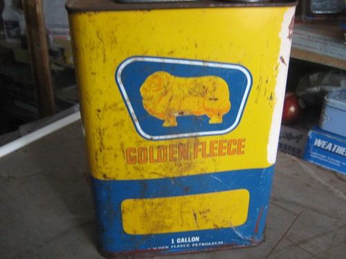 GOLDEN FLEECE OIL TIN 1 GALLON | eBay Australia