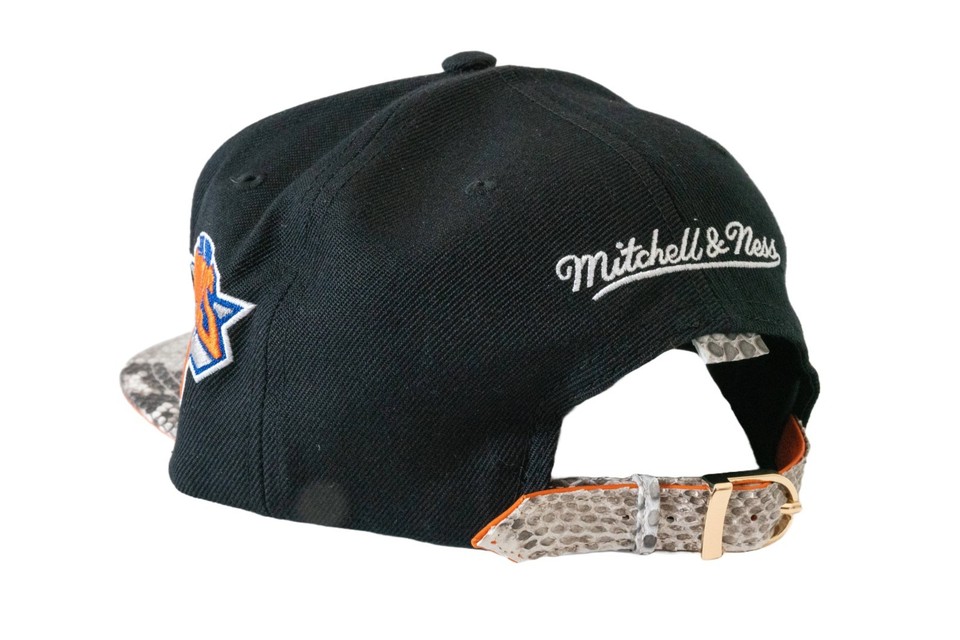 Mitchell & Ness New York Knicks Script Python Hat - Just Don Style Hat ...