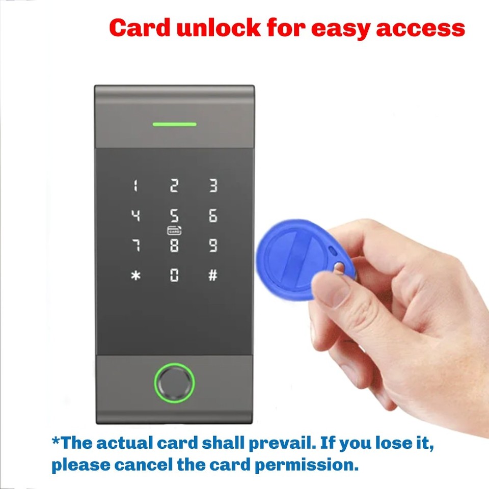 IP65 Rainproof Access Controller Reader TTLock APP Remote Control ...