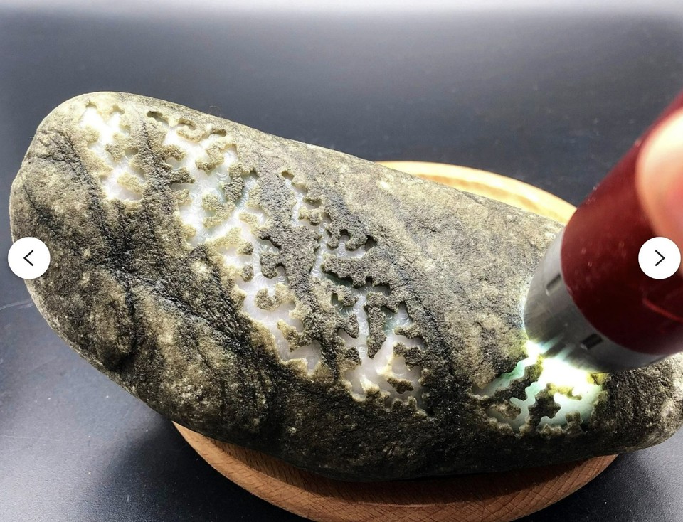 Natural Burmese jade stone, raw jade stone, making jadeite pendant | eBay