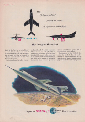 This flying swordfish probed supersonic rocket flight: Douglas ...