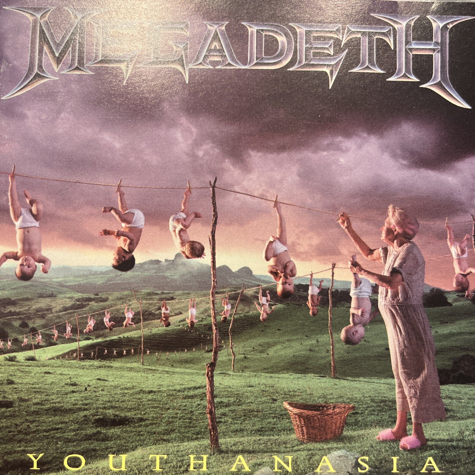 Megadeth Youthanasia Art