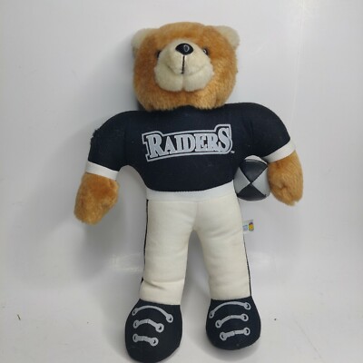 Vintage 1994 NFL RAIDERS Good Stuff Brown Teddy Bear Plush 12 inches ...