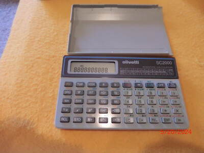 Very Rare Olivetti SC2000 Scientific Programmable Calculator | eBay
