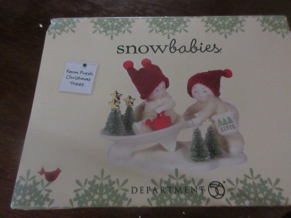 Department 56 Snowbabies Farm Fresh Christmas Trees Figurine | eBay