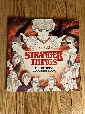 NETFLIX Stranger Things: The Official Coloring Book, Paperback - 80 ...