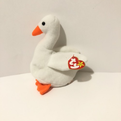 TY BEANIE BABY GRACIE THE SWAN 1996 RARE RETIRED PVC PELLETS White | eBay