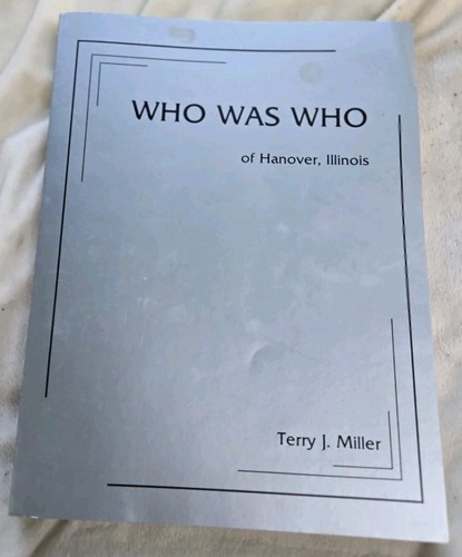 who was who of hanover illinois Book Terry Miller Signed | eBay