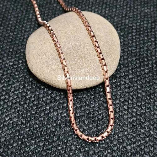 Heavy Antiqued Pure Copper snake Chain necklace handmade pure copper ...