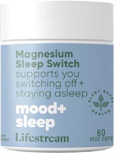 Lifestream Magnesium Sleep Switch 60 Vege Caps wth Lemon Balm ...