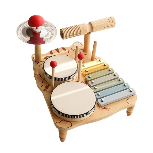 Kids Drum Set for Toddlers Baby Sensory Educational Toys Musical ...