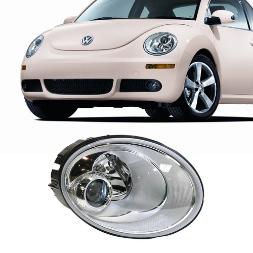 For 2006-2010 Volkswagen Beetle Headlight Headlamp With New Bulb Driver ...