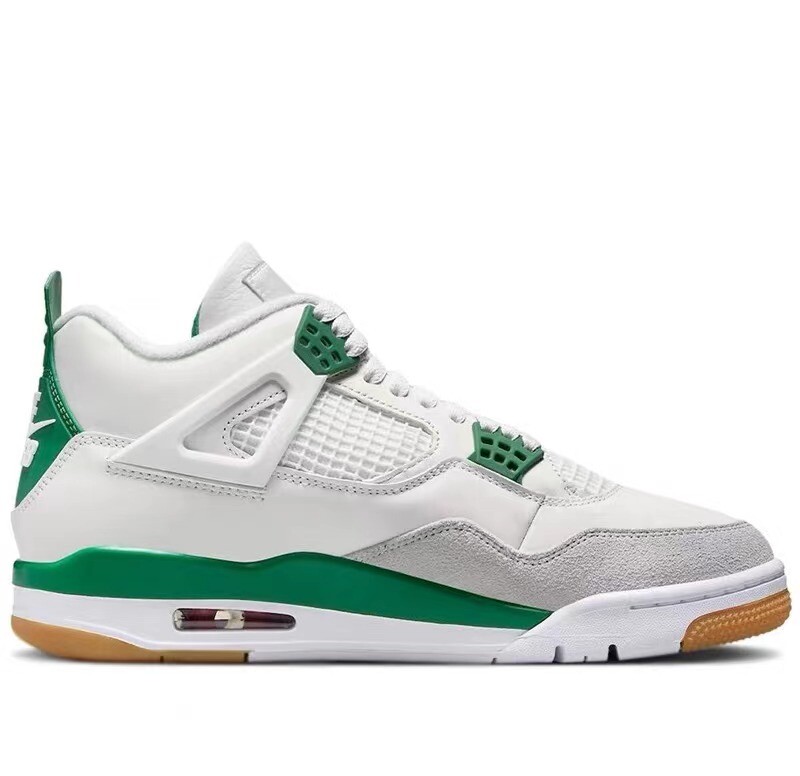 Nike Air Jordan 4 X Nike SB Mid Retro Shoes Pine Green AJ4 SB Men's ...