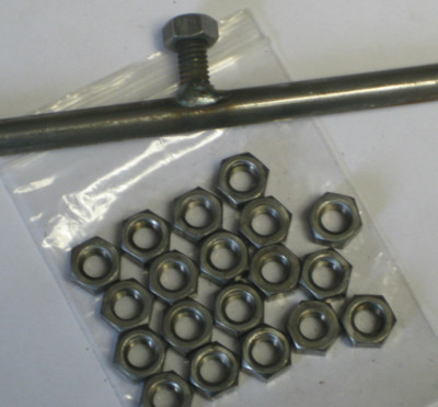 20Pk Of Snowmobile Ski Wear Bar Hex Nut 5/16" X 18T | eBay