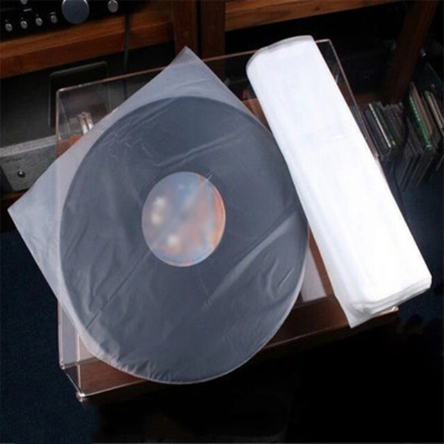50x Anti Static 12'' LP LD Vinyl Record Covers Inner Sleeves Plastic ...