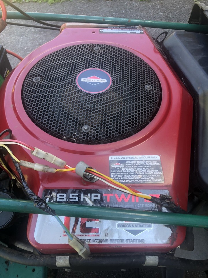 BRIGGS STRATTON 18.5 HP Industrial Commercial Opposed Twin Cylinder ...