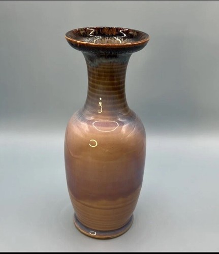 Art Pottery Hand Made Vase Signed Ross 7 In EUC | eBay
