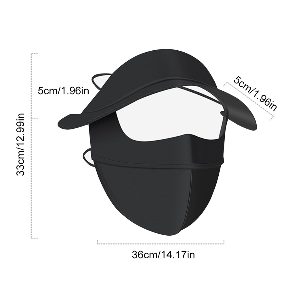 FE# Women Ice Silk Sun Mask UPF50+ Outdoor Sun Hat for Outdoor Sports ...