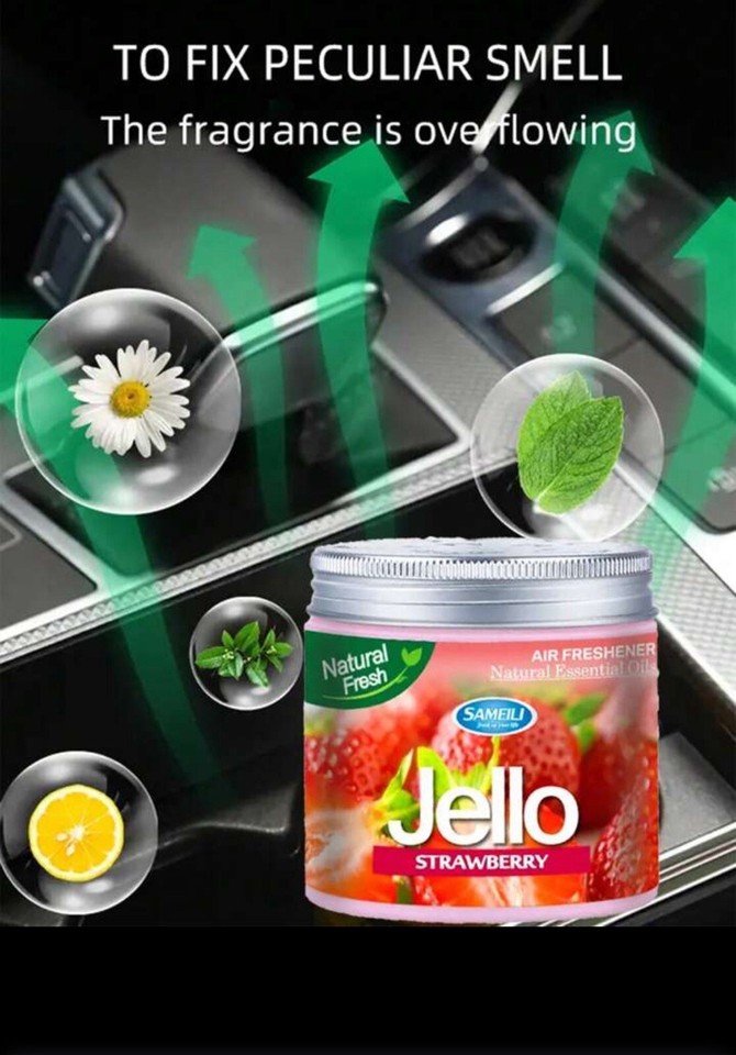 Air Odor Eliminator Gel Beads - Air Freshener - 2 Pack- 220g Strawberry ...