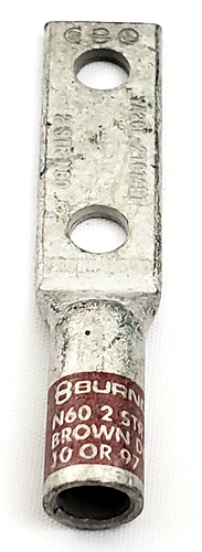 Burndy YA2CL-2TC14E1 Two Hole #2 AWG 1/4" Stud Standard Crimp Lug | eBay