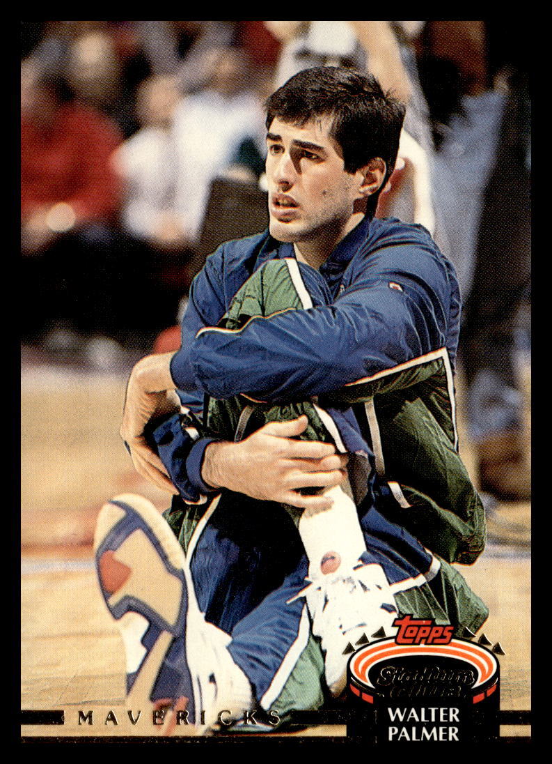 1992-93 Stadium Club #309 Walter Palmer Dallas Mavericks Basketball ...