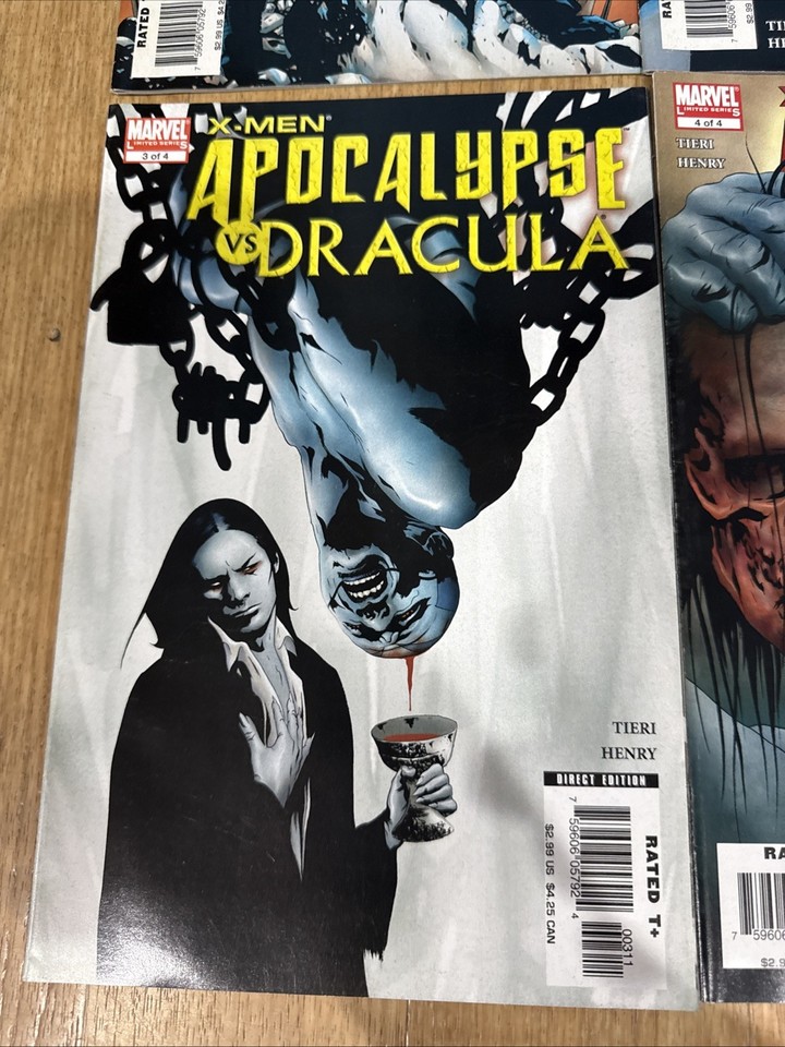 X-Men Apocalypse vs Dracula Full Set 1-4 2006 Marvel comics Vf/nm | eBay