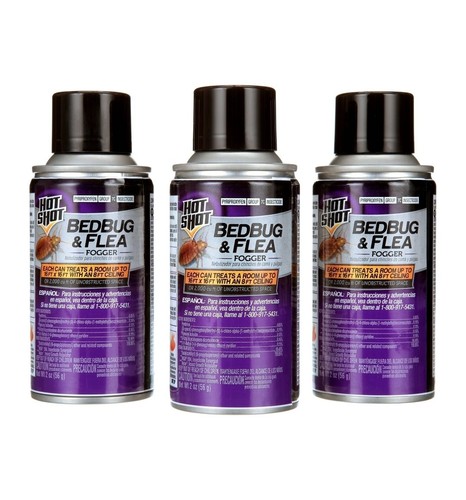Hot Shot 95911 Bedbug and Flea Fogger, 3-Count | eBay