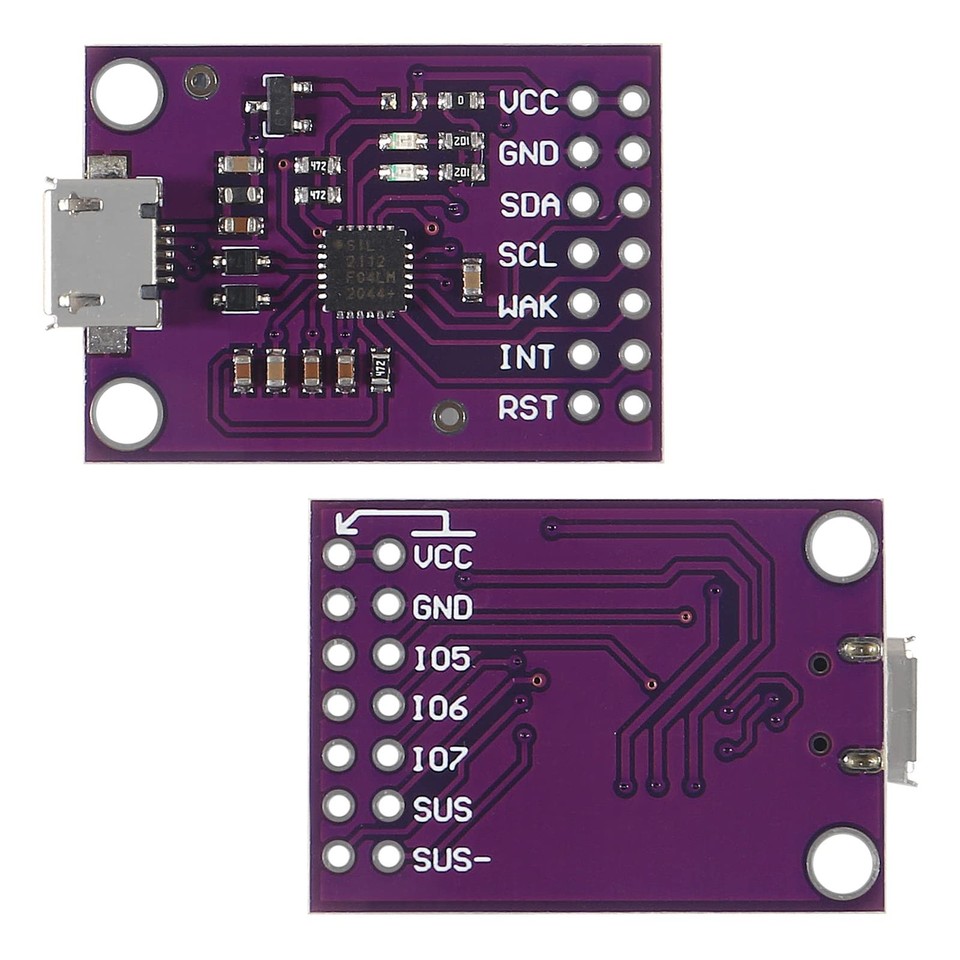 1PCS MCU-2112 CP2112 Debug Board USB to I2C Communication Module ...