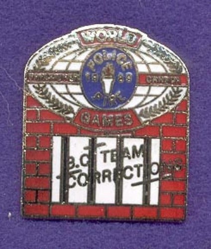 BC Corrections Prison Jail 1989 Vancouver World Police and Fire Games ...