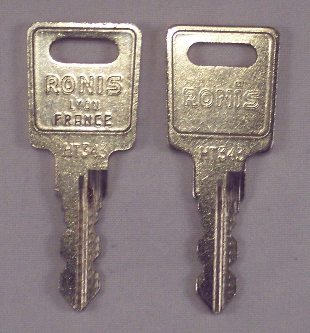 Ronis Double-Sided Key # HT343 Lyon France Lot Of 2 | eBay