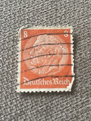 STAMP Germany Deutsches Reich 1933, Paul von Hindenburg, 8 pfennig ...