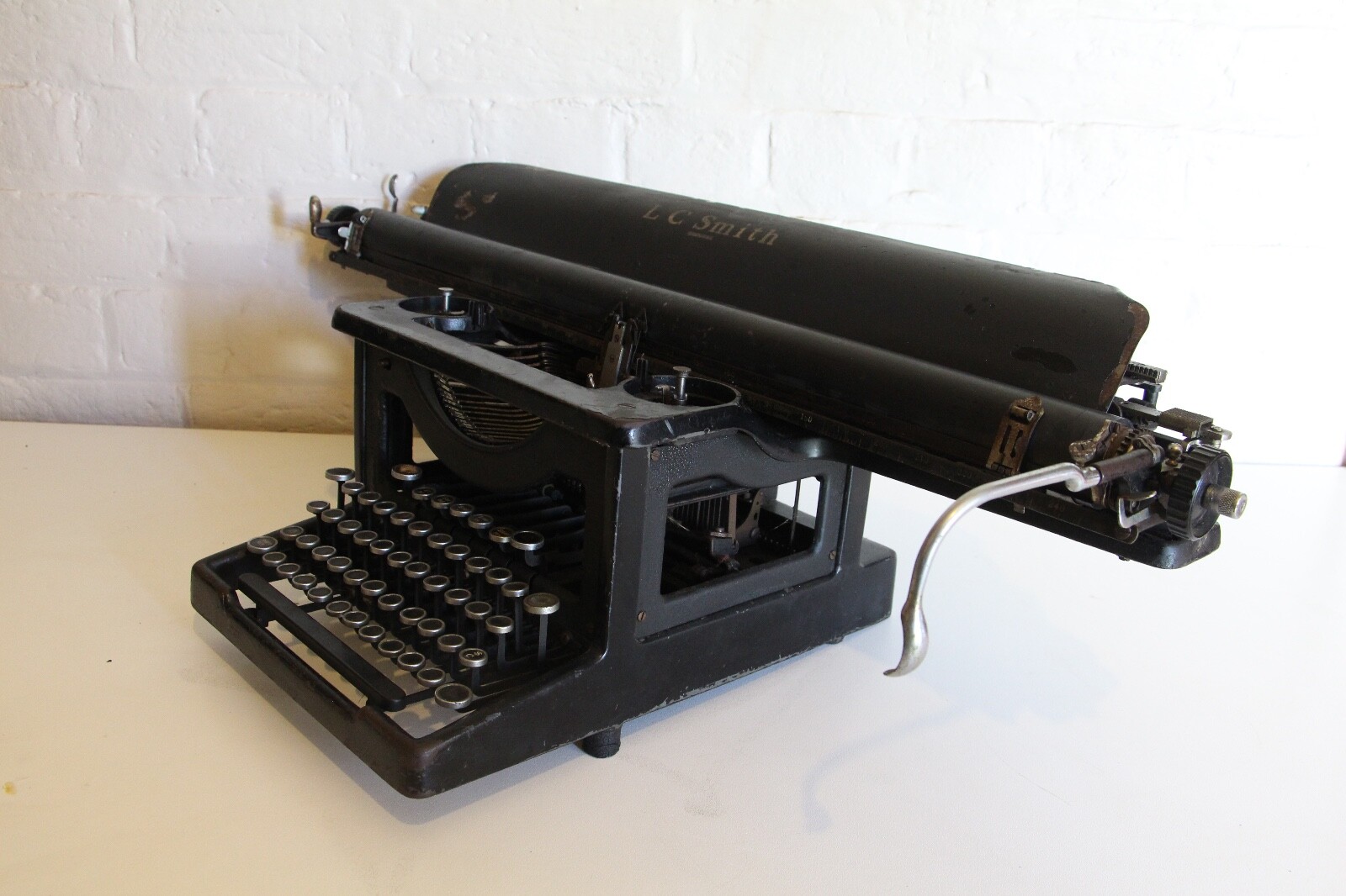 Antique LC Smith Typewriter - Extra long bar - Rare Typewriter | eBay
