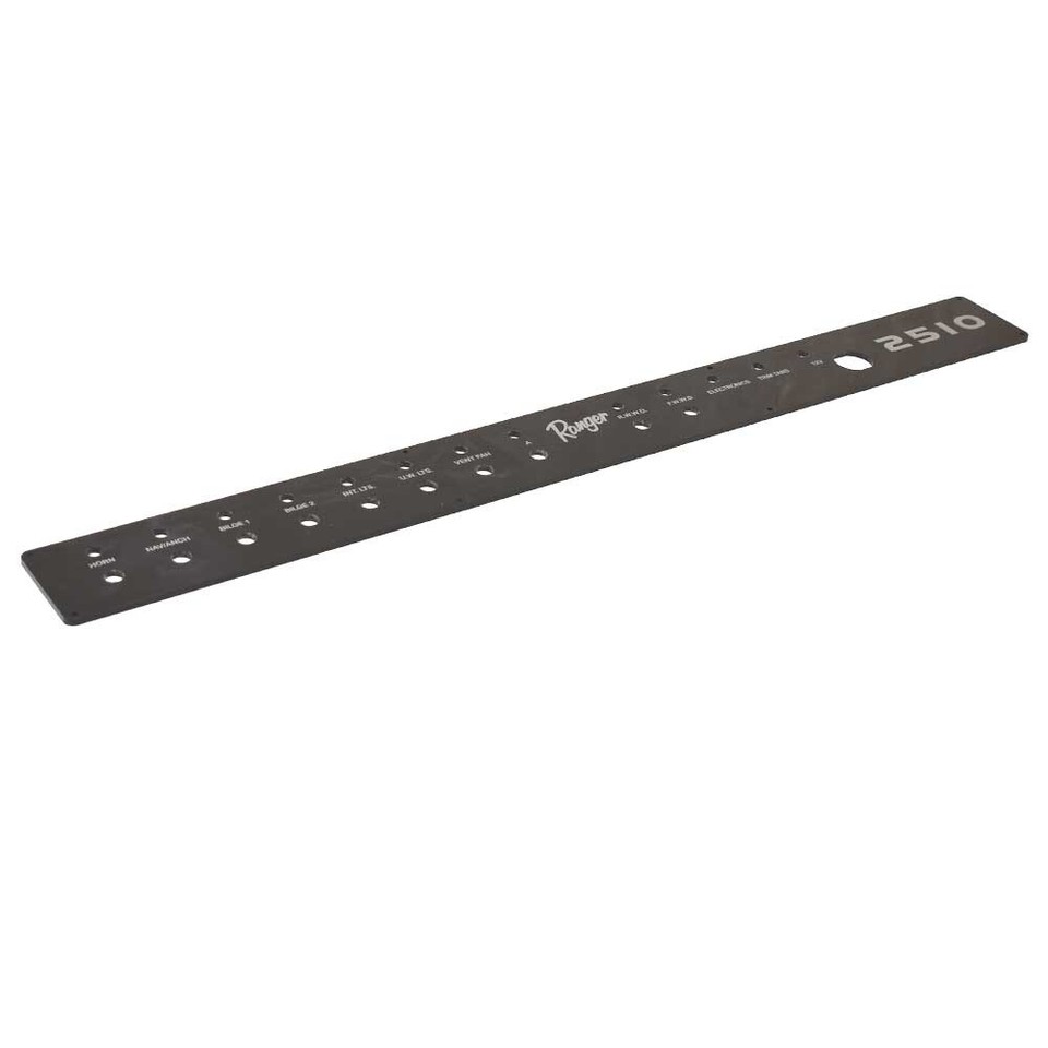 Ranger Boat Blank Switch Panel 204428 | 2510 Black 29 3/4 x 2 7/8 Inch ...