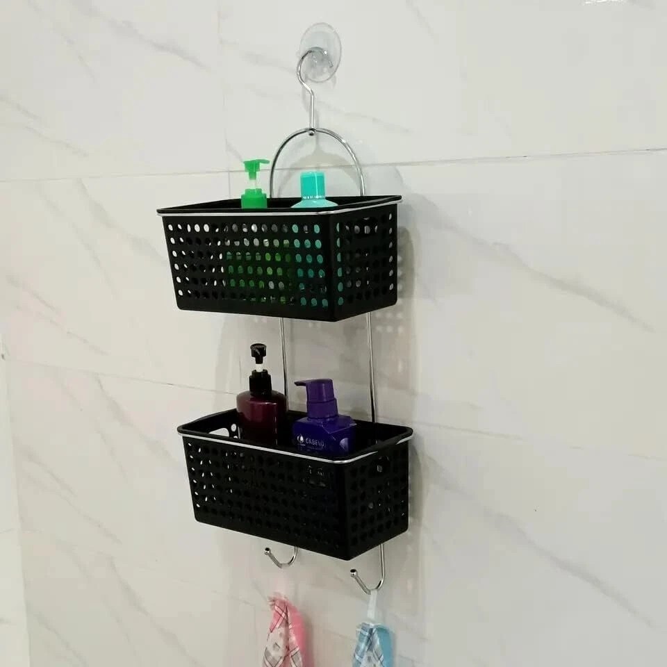 Hanging Over Door Screen Shower Caddy Bathroom Storage Rack Tidy Modern ...
