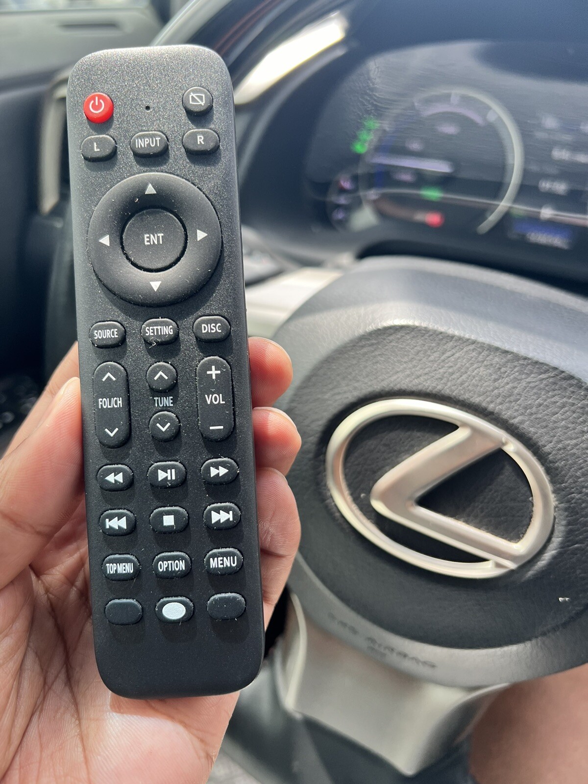 Toyota & Lexus DVD Rear Entertainment Replacement Remote 2005-2023 ...