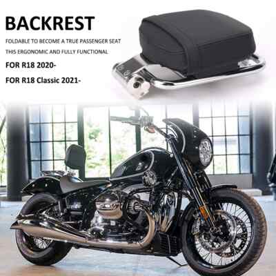New Motorcycle Rear Rider Backrest Cushion Luggage Rack Pad For BMW R18 ...