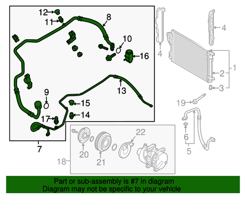 2010-2011 Hyundai Tucson Tube Assy Suction & Liquid | 97775-2S500 | OE ...