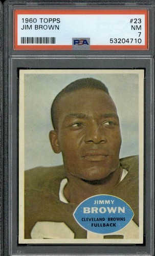 1960 Topps #23 Jim Brown - PSA 7 | eBay