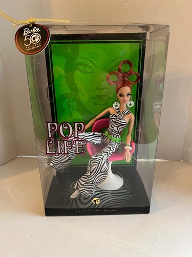 Pop Life Barbie Doll Red Head Pivotal Mod Gold Label 2008 Mattel N6597 ...