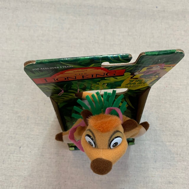 The Lion King Jungle Puppets Timon Plush Finger Puppet 1994 Mattel ...