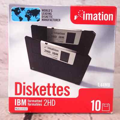 Imation Ibm Formatted 2HD 1.4mb Diskettes | eBay