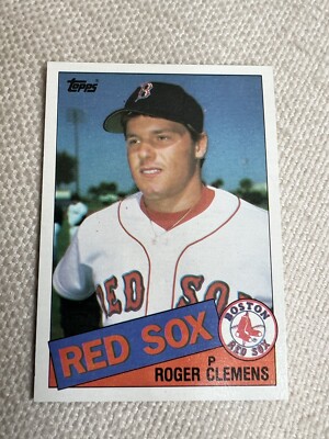 1985 Topps - #181 Roger Clemens (RC) Boston Red Sox Pitcher The Rocket⚾ ...