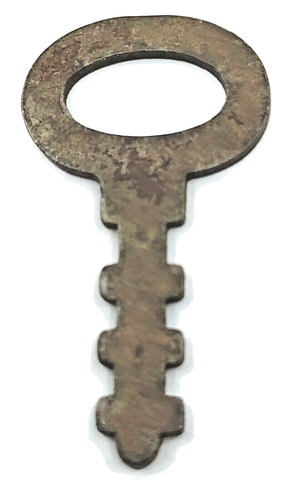 Vintage Key Flat Double Sided Bit Oval Bow Warded Appx 1.25" Padlocks ...