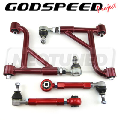 Godspeed Adjustable Rear Camber+Toe Arms Kit For Lexus GS300/GS400 ...