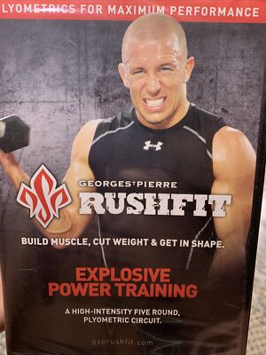 Rushfit George St. Pierre Explosive Power Training Workout Fitness DVD ...